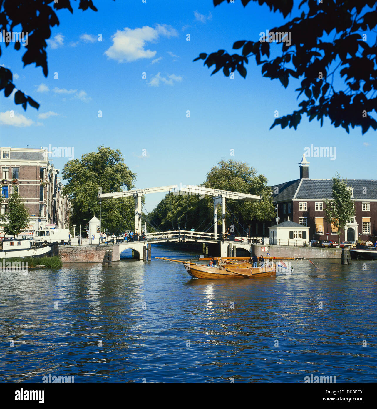 Amsterdam canal scene Holland Netherlands Stock Photo - Alamy