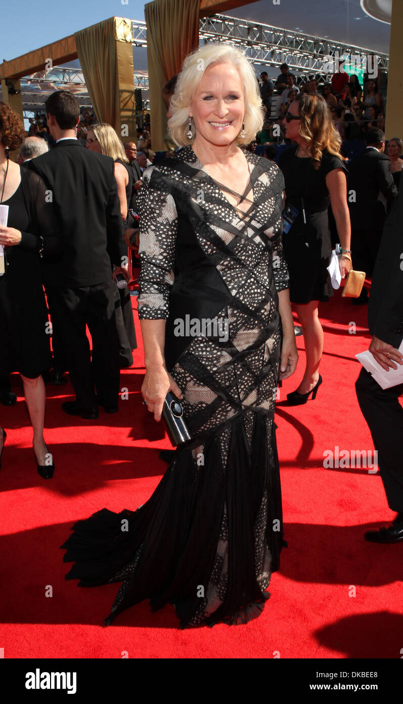 Glenn Close 64th Annual Primetime Emmy Awards held at kia Theatre L.A ...
