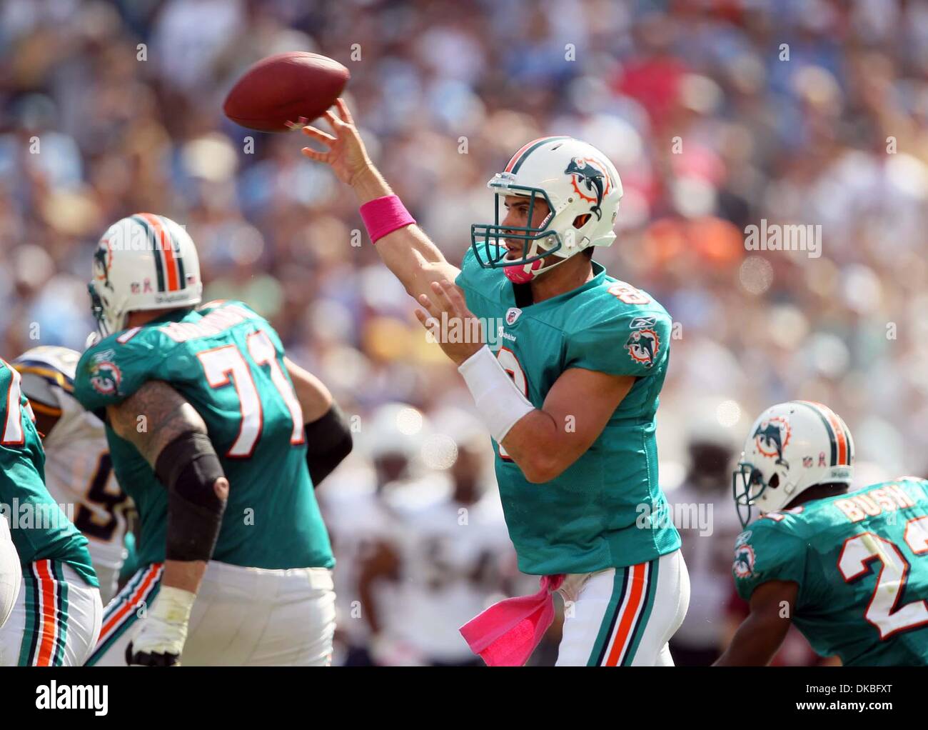 Oct. 02, 2011 - San Diego, Cailfornia, U.S. - Miami Dolphins ...