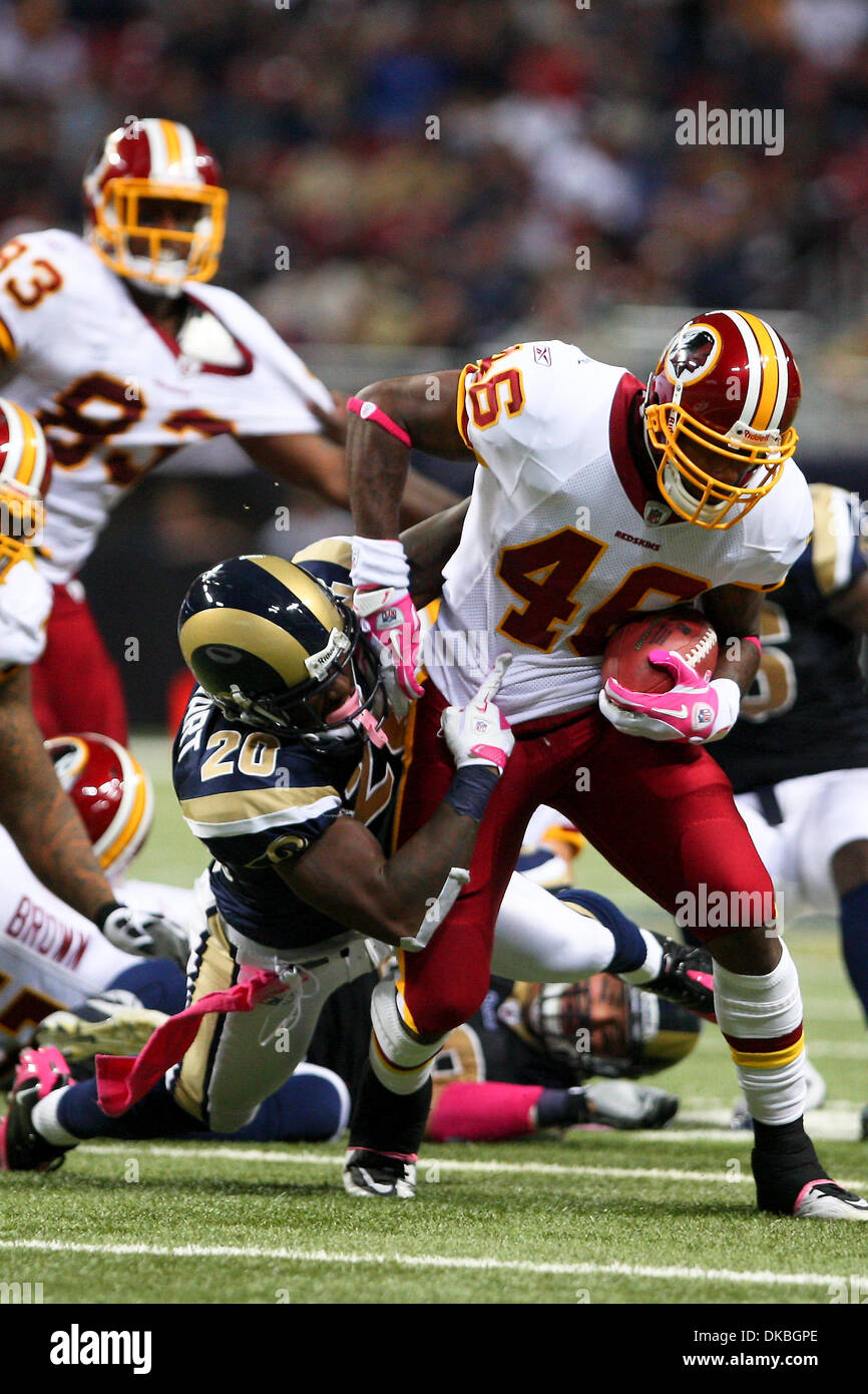 Oct. 2, 2011 - Saint Louis, Missouri, U.S - Washington Redskins running ...