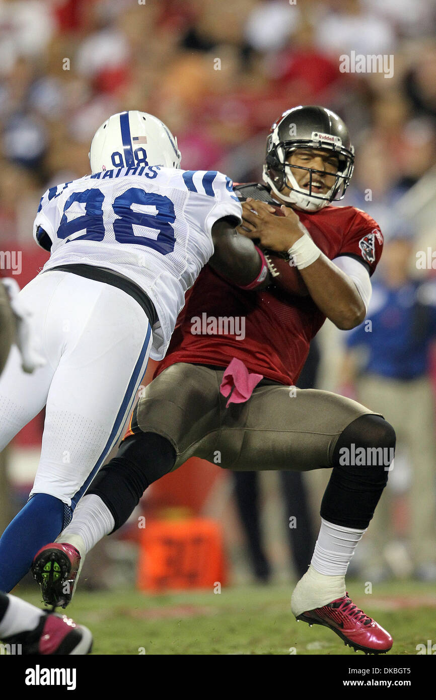 Oct. 3, 2011 - Tampa, Florida, U.S - Tampa Bay Buccaneers quarterback ...