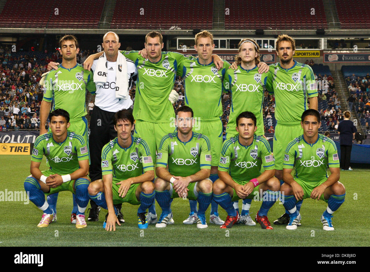 Oct. 1, 2011 - Foxborough, Massachusetts, U.S - The Seattle Sounders FC ...
