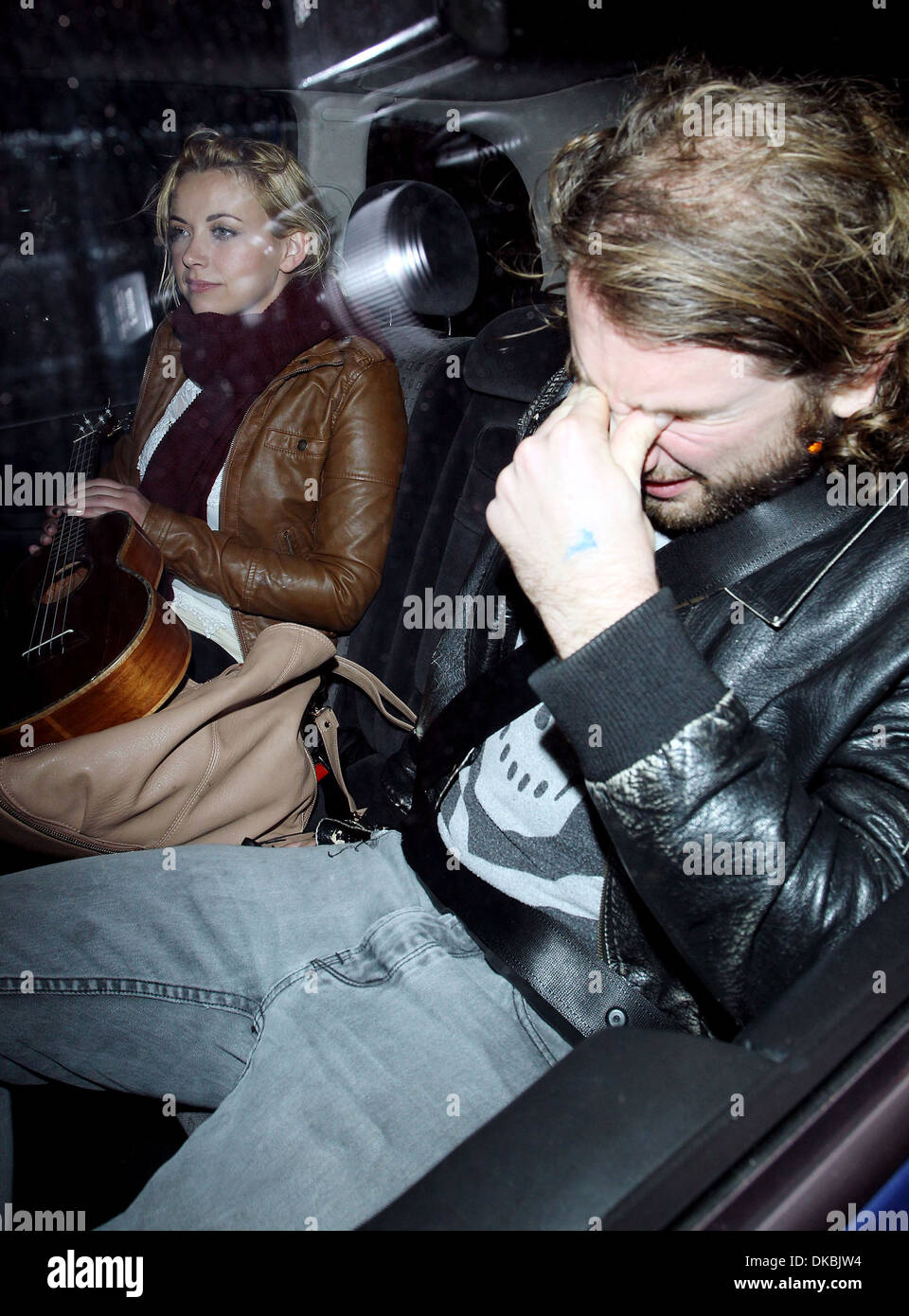 Charlotte Church and Jonathan Powell leave Water Rat bar after their ...