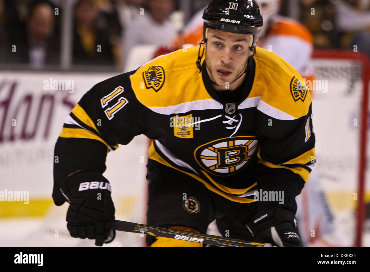 Oct. 6, 2011 - Boston, Massachusetts, U.S - Boston Bruins center ...