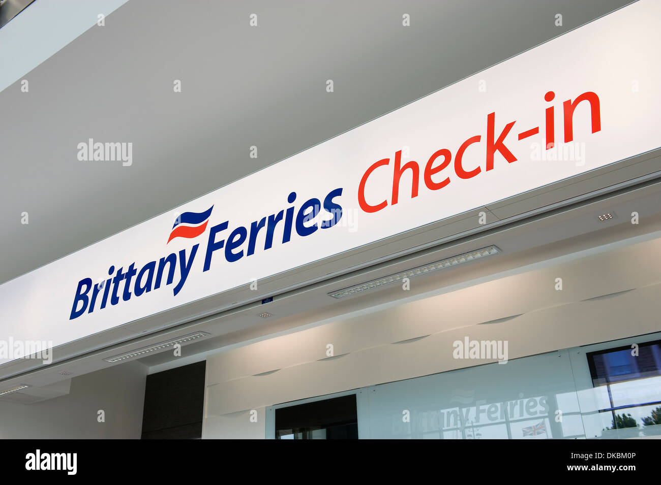 Portsmouth international port terminal building hi-res stock ...