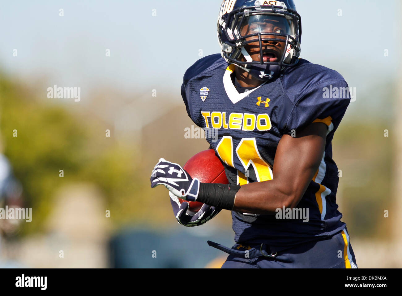 Oct. 8, 2011 - Toledo, Ohio, U.S - Toledo wide receiver Bernard Reedy ...