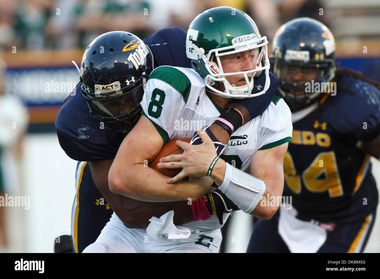 Oct. 8, 2011 - Toledo, Ohio, U.S - Eastern Michigan quarterback Alex ...