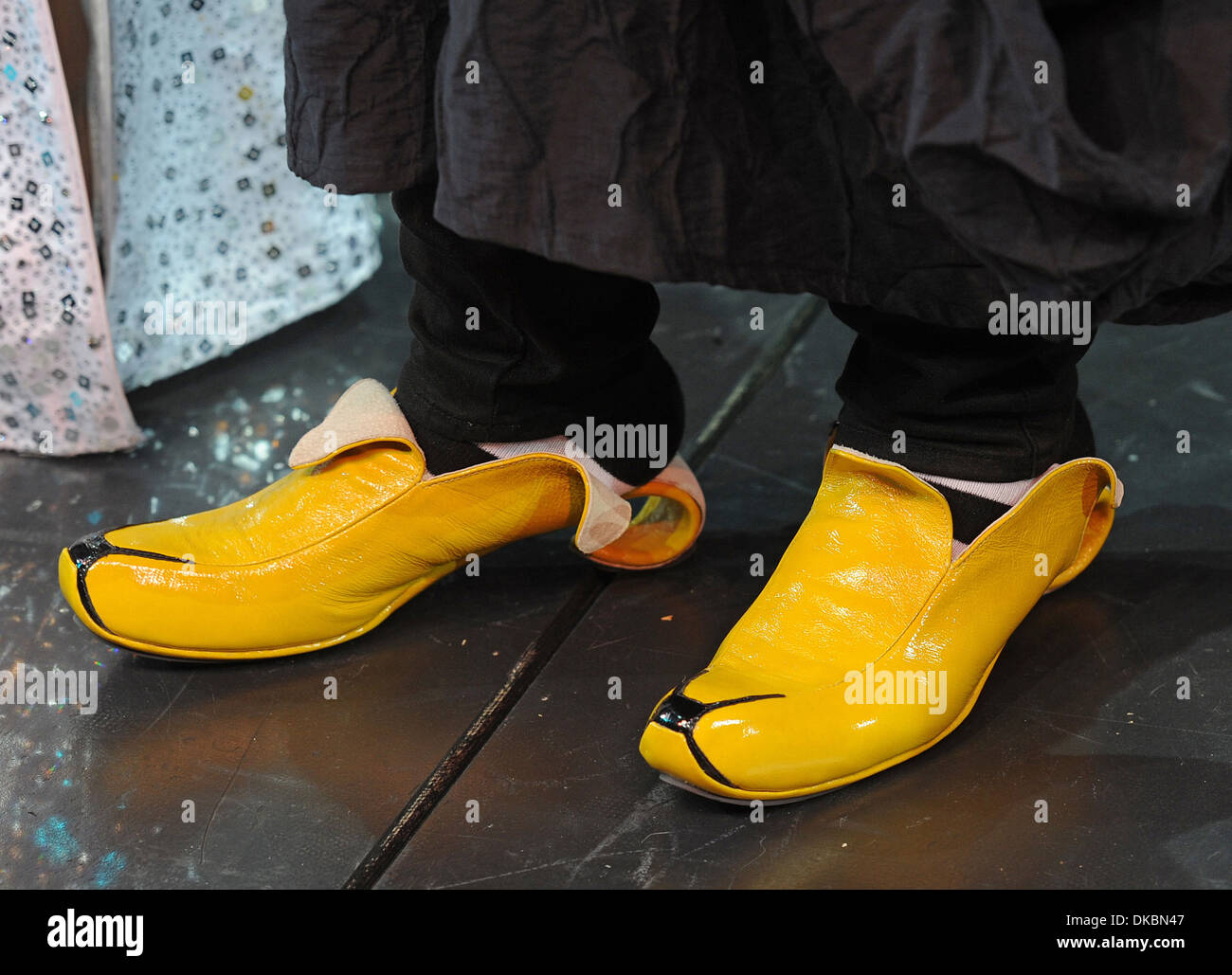 Whoopi Goldberg wears a pair of 'Banana' shoes Whoopi Goldberg attends ...