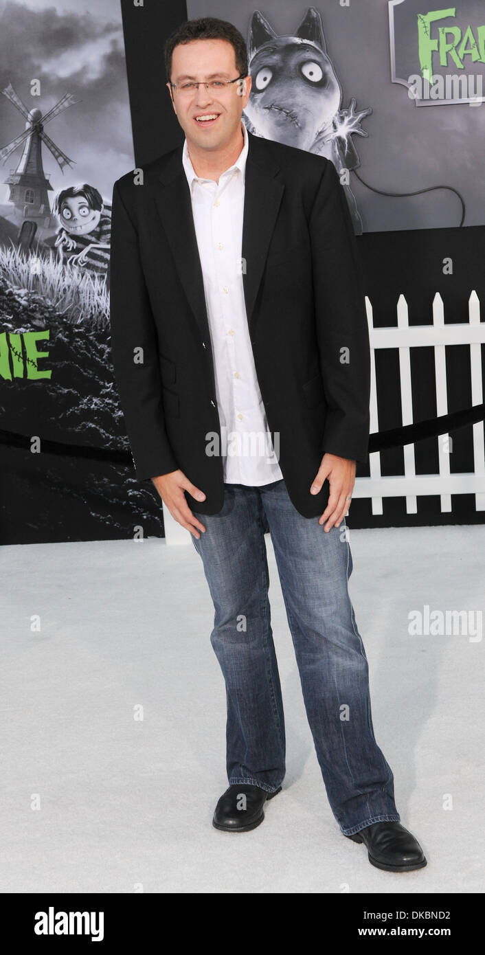 Jared Fogle Disney's 'Frankenweenie' premiere at El Capitan Theatre ...