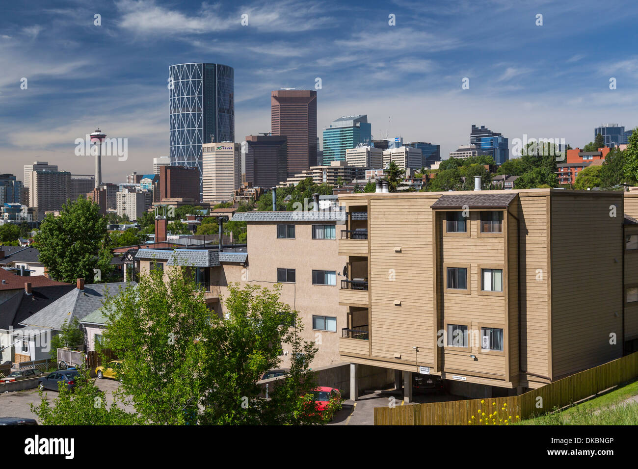 The city skyline of Calgary, Alberta, Canada Stock Photo - Alamy