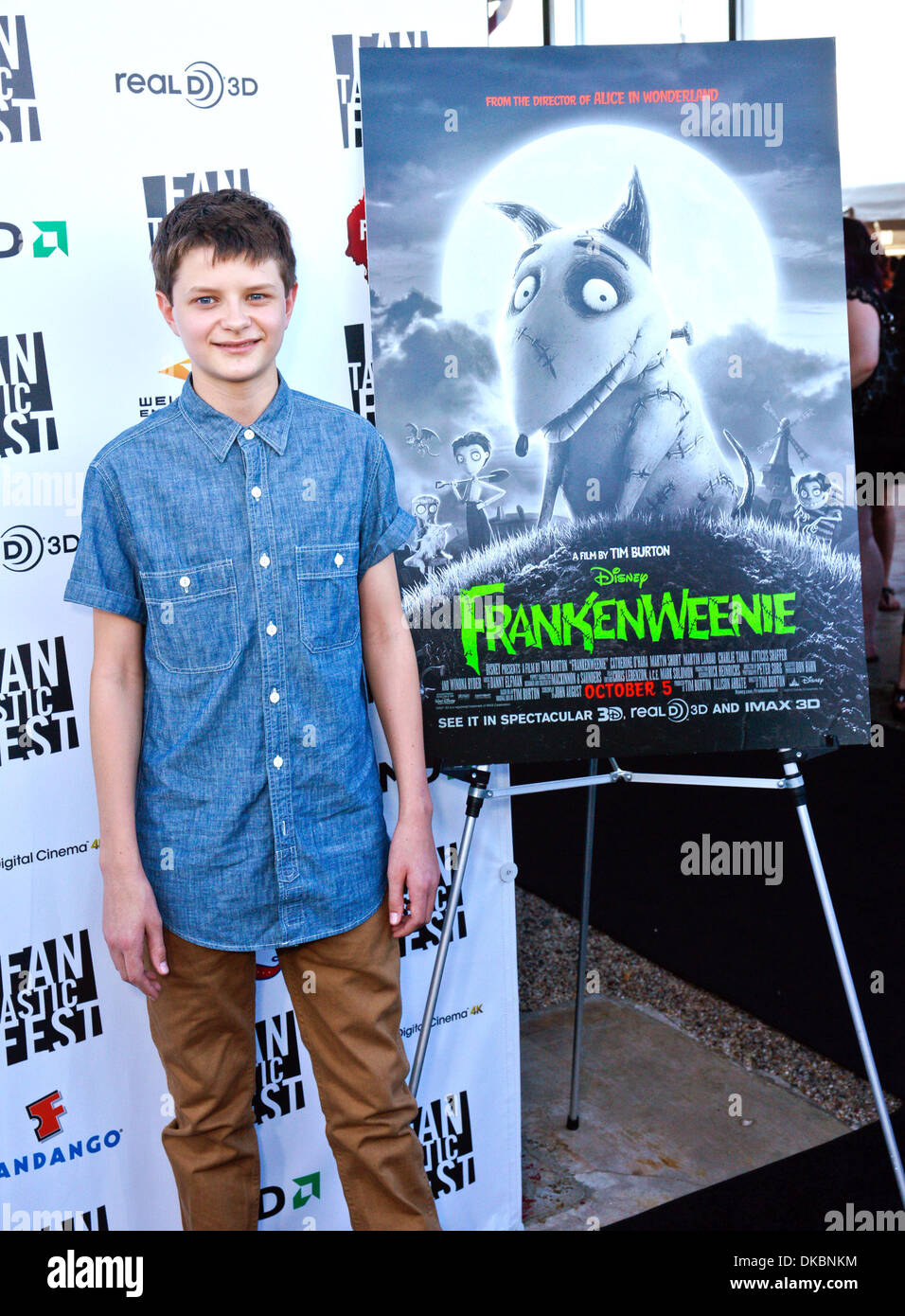 Charlie Tahan Fantastic Fest 2012 - Frankenweenie Premiere - Arrivals ...