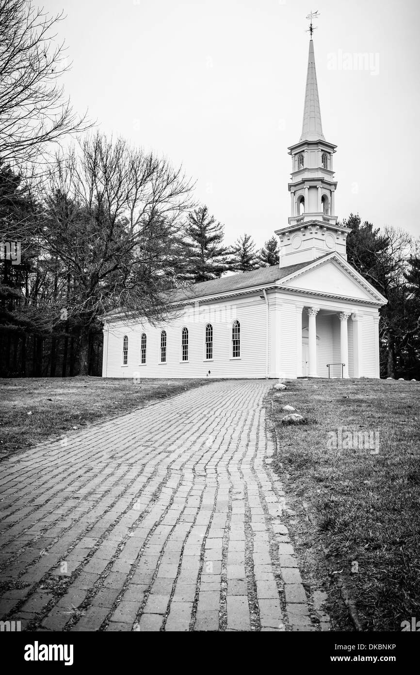 Brick colonial Black and White Stock Photos & Images - Alamy