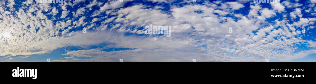 Panorama of sky with clouds Stock Photo - Alamy