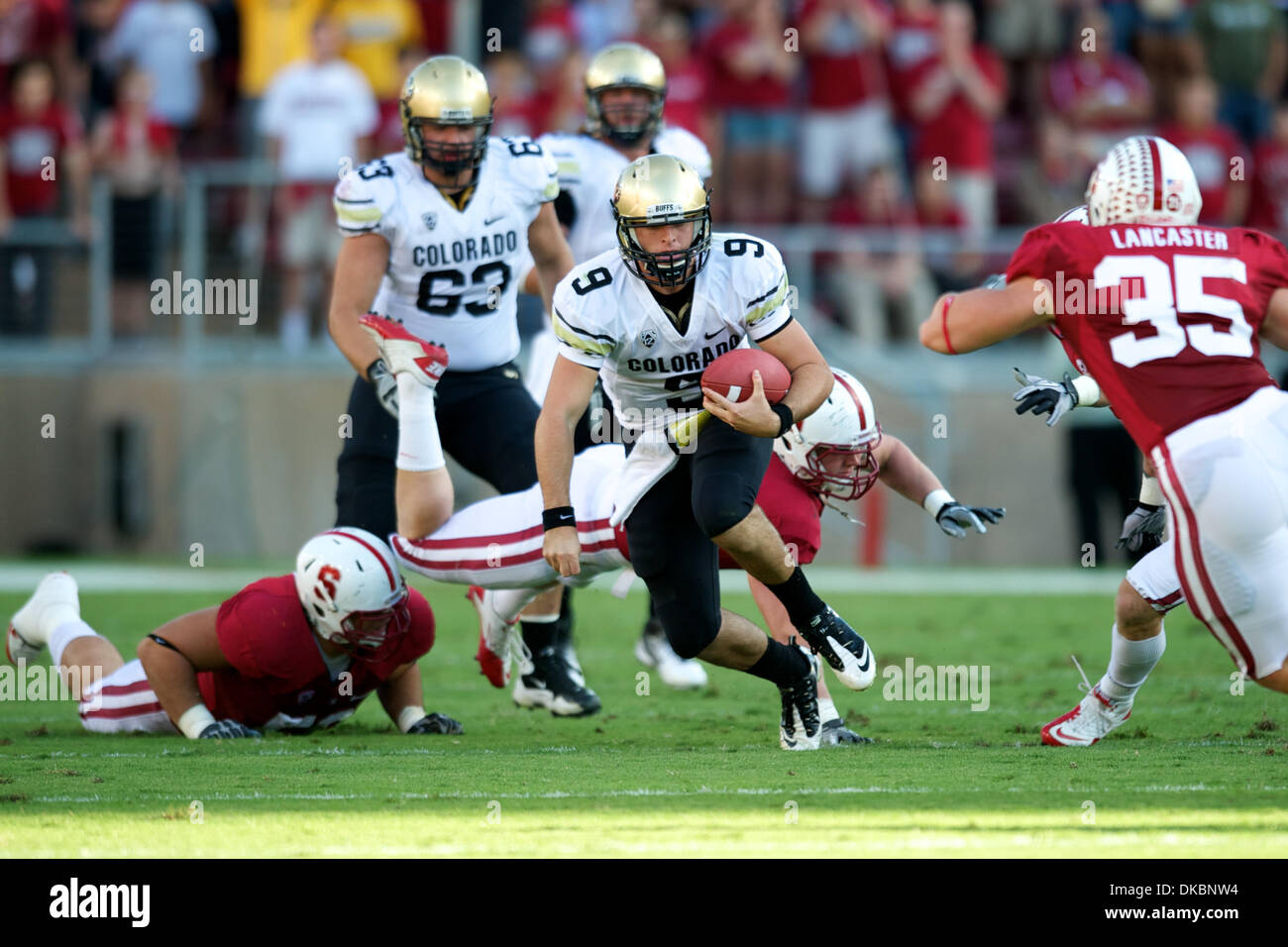 Oct. 8, 2011 - Stanford, California, U.S - Colorado quarterback Tyler ...