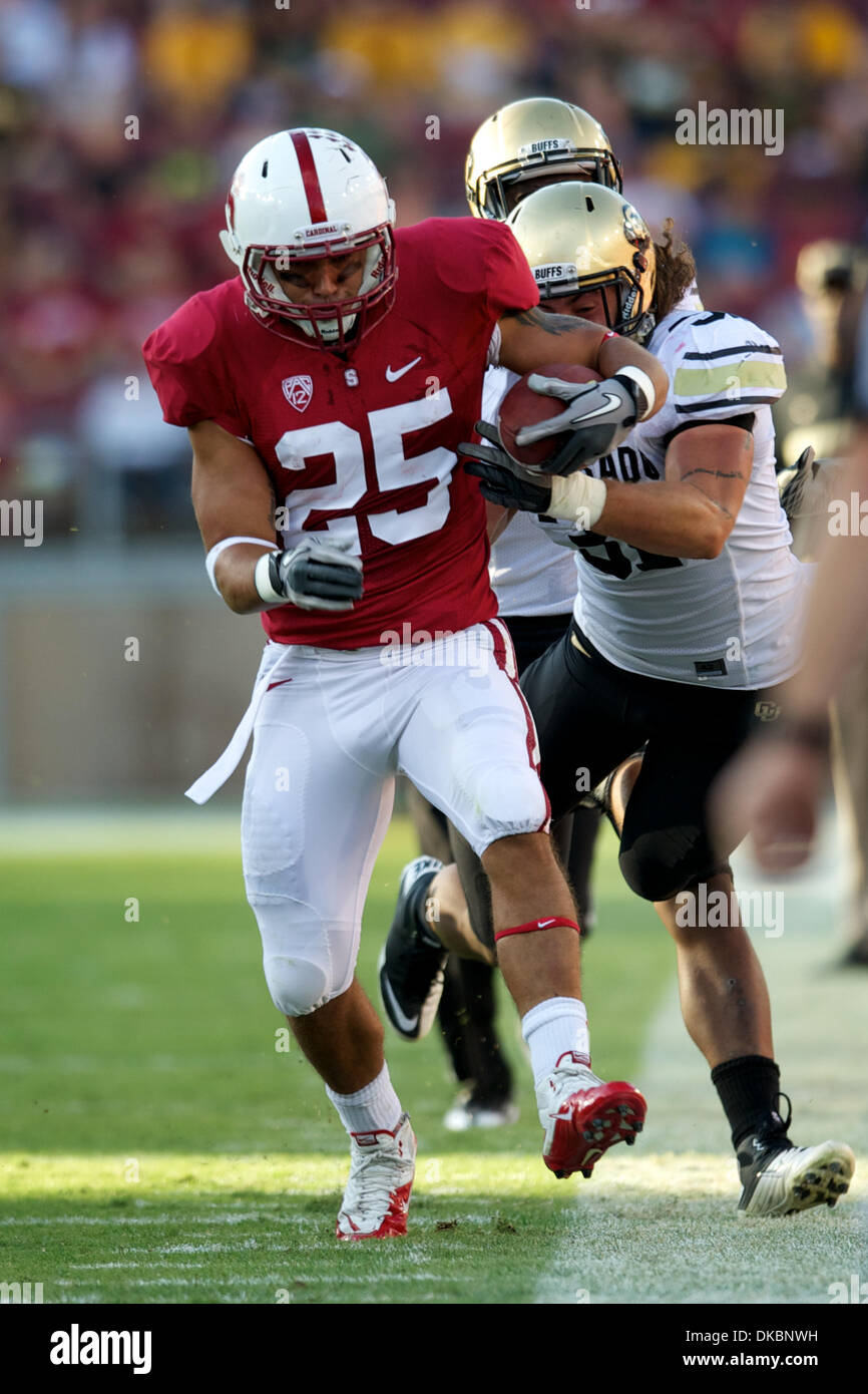 Oct. 8, 2011 - Stanford, California, U.S - Stanford running back Tyler ...