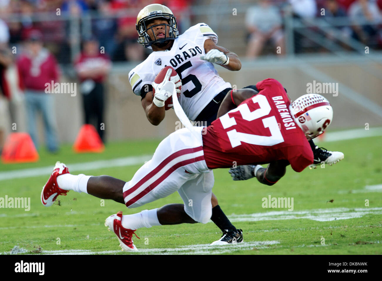 Oct. 8, 2011 - Stanford, California, U.S - Stanford cornerback Johnson ...
