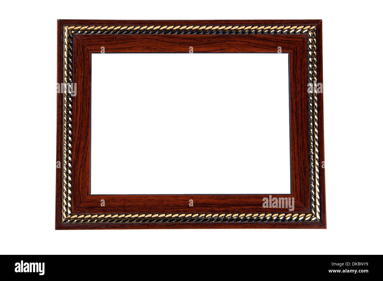 Wooden photo frame Stock Photo - Alamy