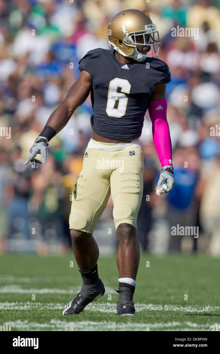 Oct. 8, 2011 - South Bend, Indiana, U.S - Notre Dame wide receiver Theo ...