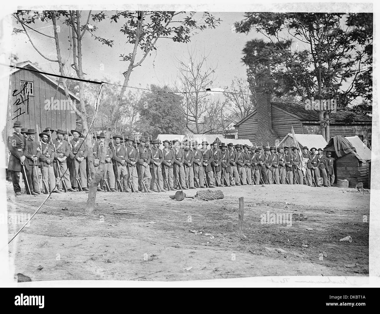 This photograph features the 21st Michigan Infantry, a regiment that ...