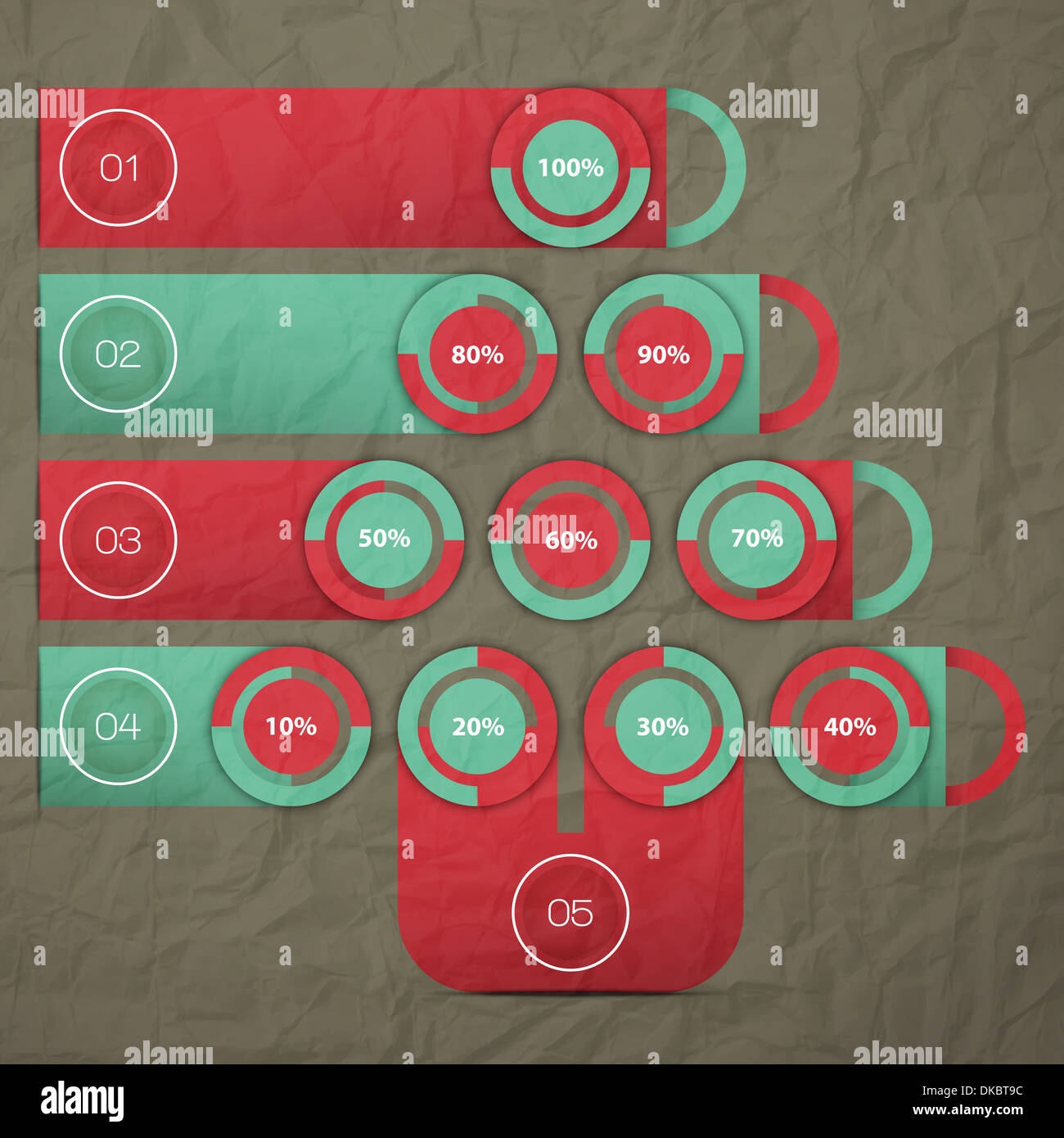 new Christmas tree banners on textured paper background can use like ...