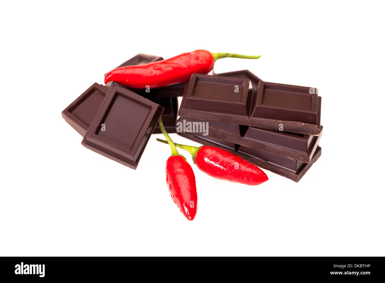 Chilli and dark chocolate hi-res stock photography and images - Alamy