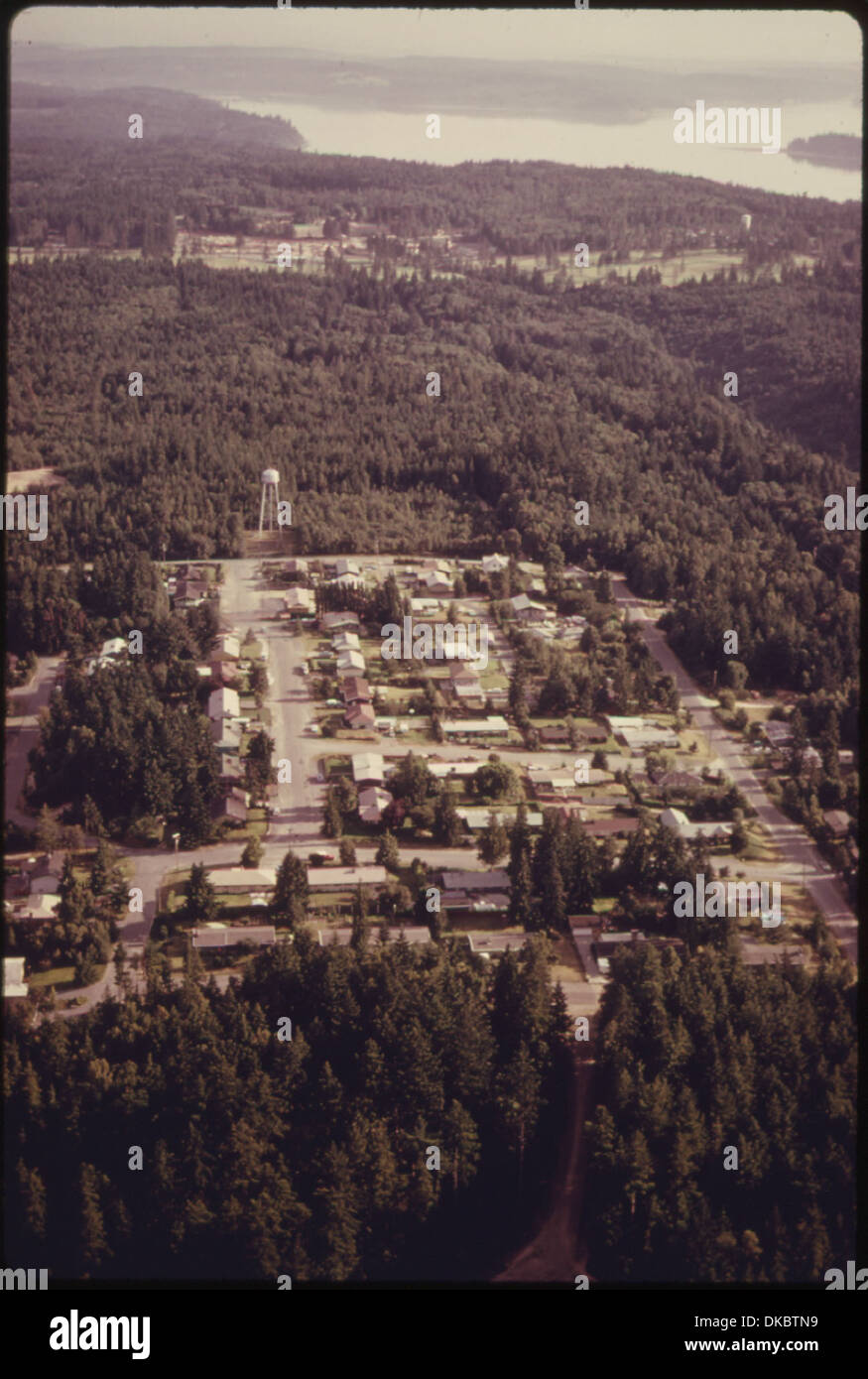This aerial view captures the Central Valley Quadrangle, which is ...