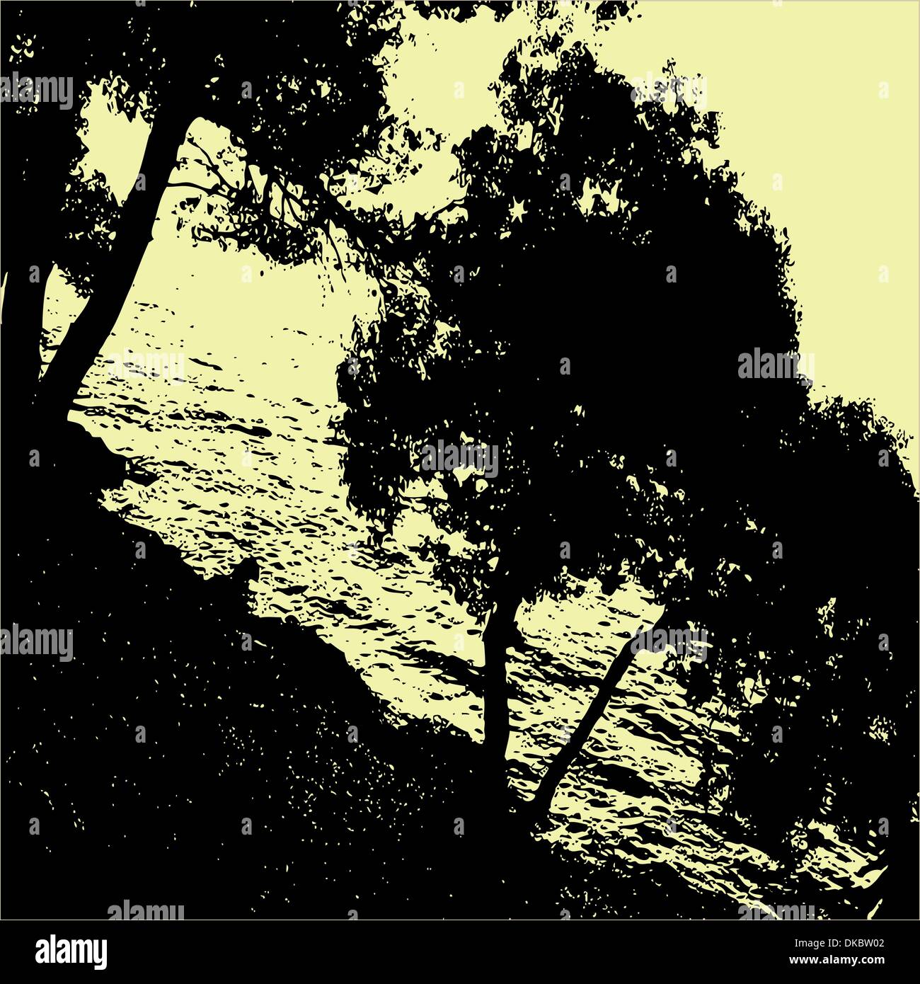 art trees background Stock Vector Image & Art - Alamy