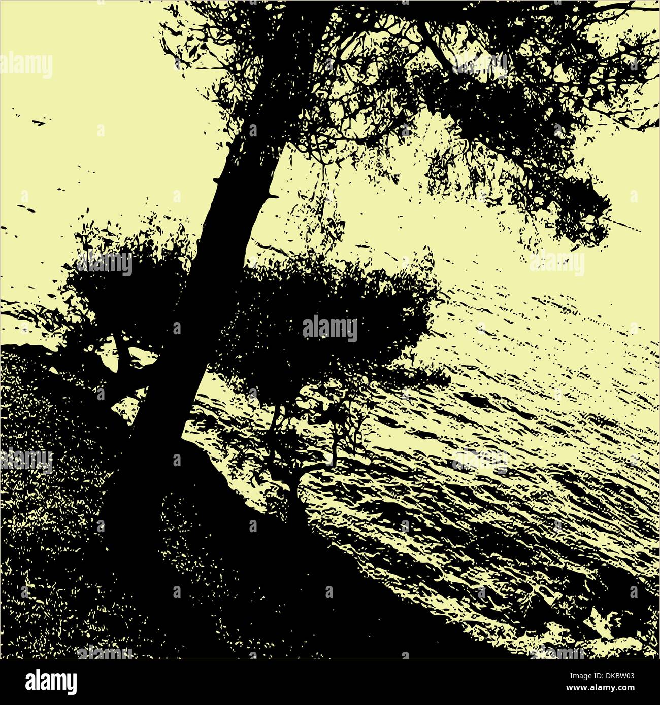 art trees background Stock Vector Image & Art - Alamy