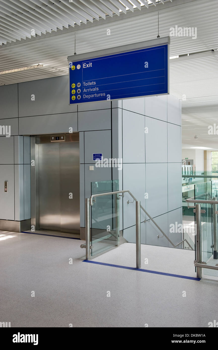 Portsmouth International Port terminal building, Hampshire, UK Stock ...