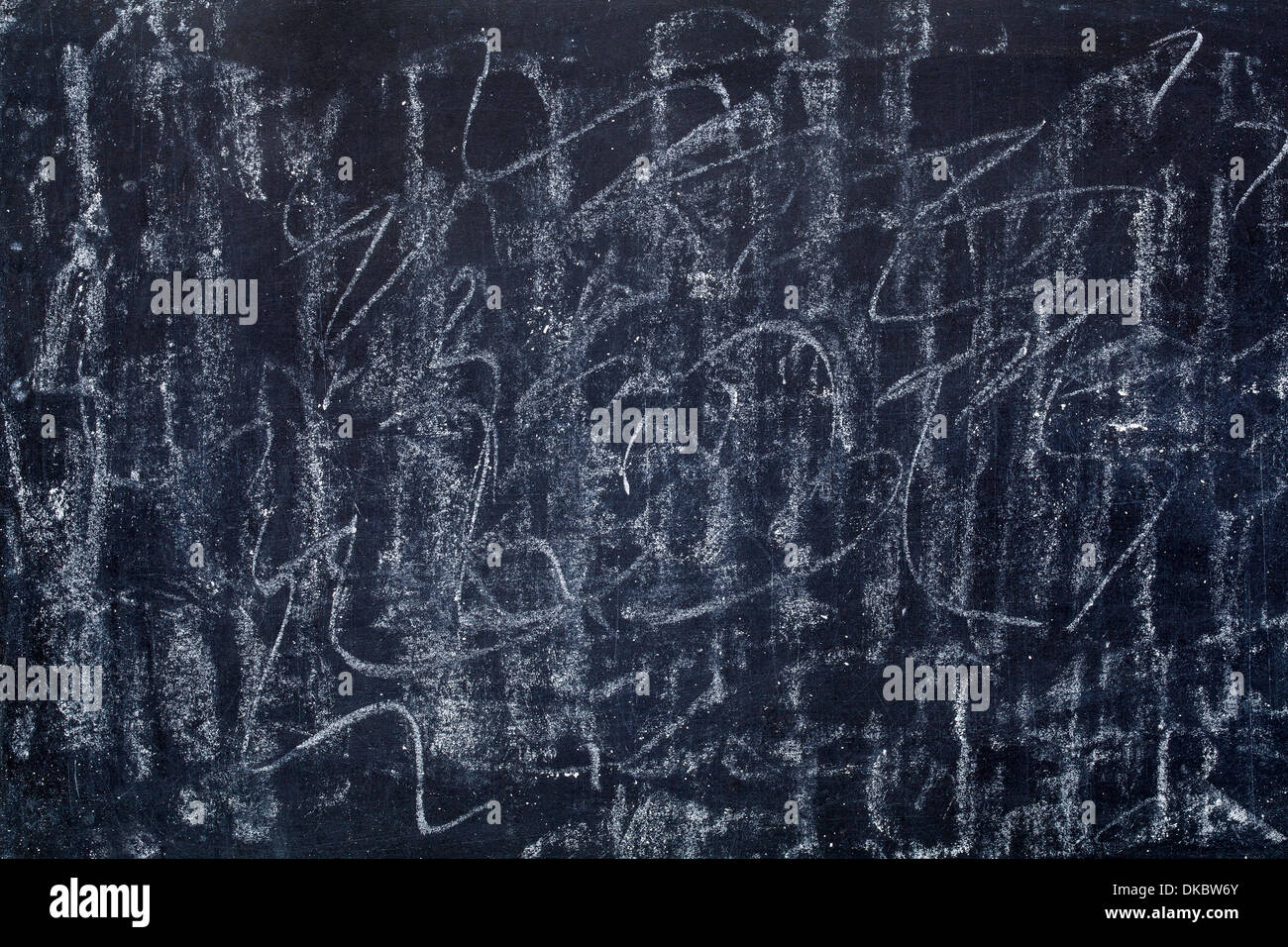 white chalk texture on a slate blackboard - random lines and smudges ...