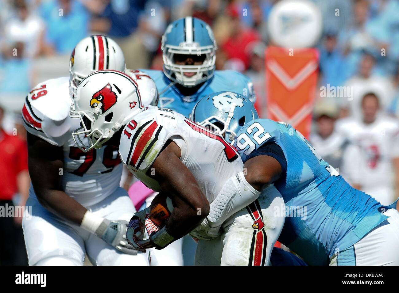 Oct. 8, 2011 - Chapel Hill, North Carolina, US - Louisville Cardinals ...