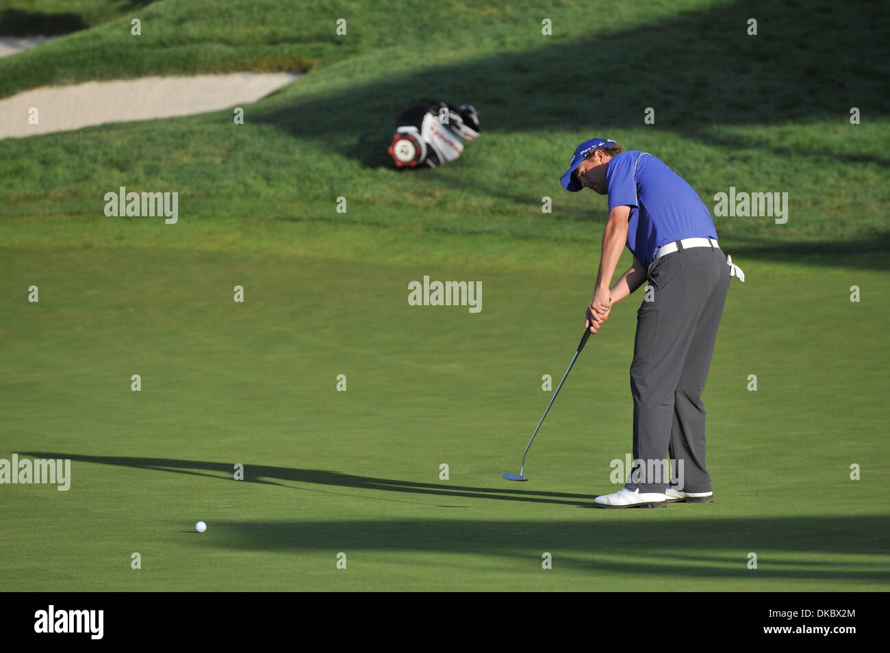 Oct. 9, 2011 - San Martin, California, U.S. - Bryce Molder during the ...