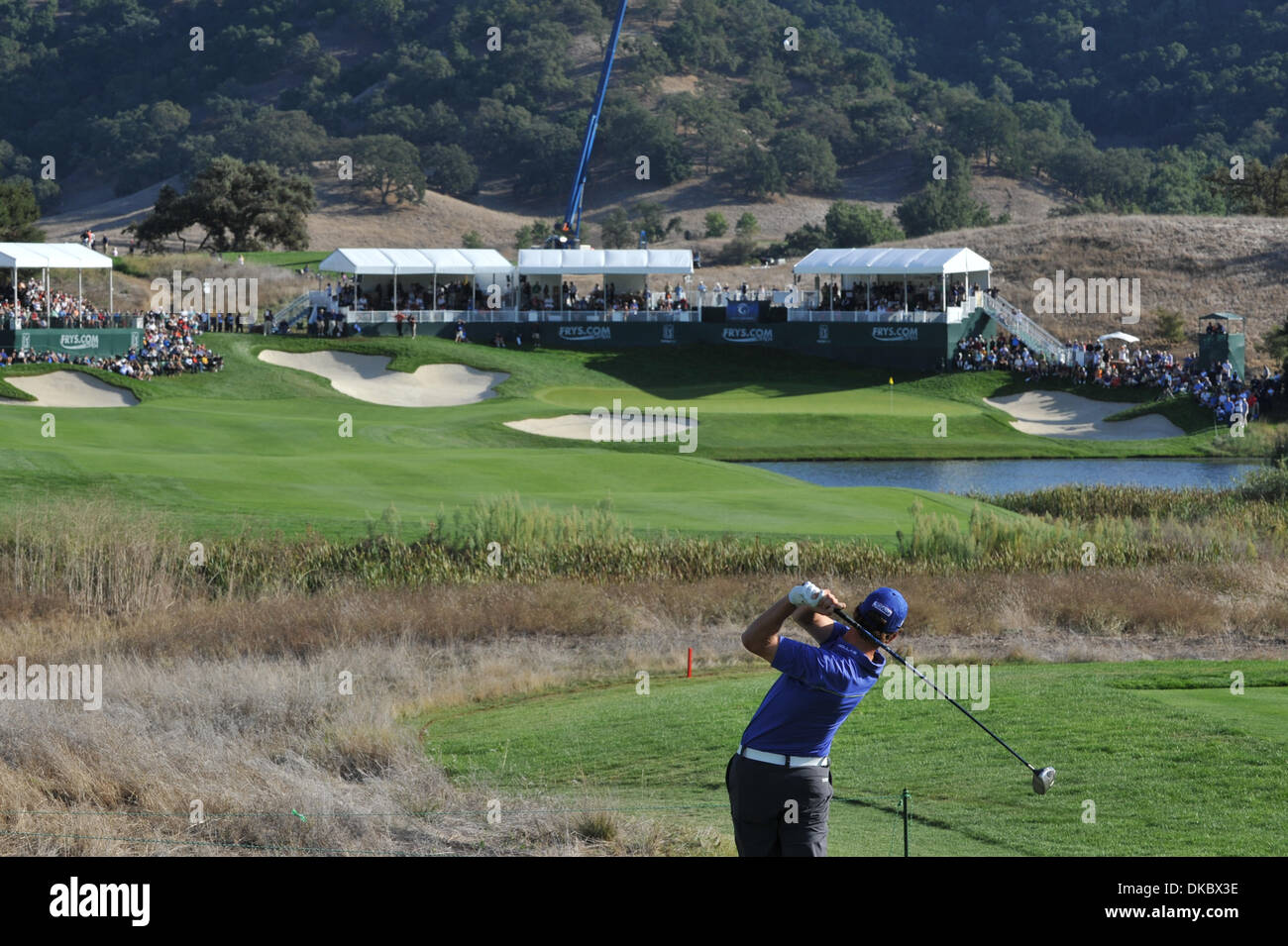 Oct. 9, 2011 - San Martin, California, U.S. - Bryce Molder during the ...
