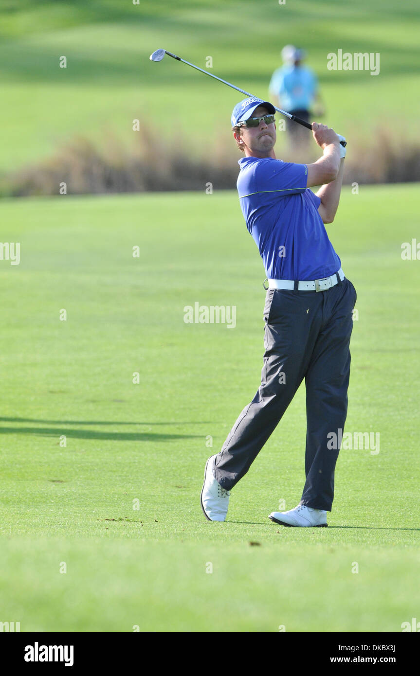 Oct. 9, 2011 - San Martin, California, U.S. - Bryce Molder during the ...