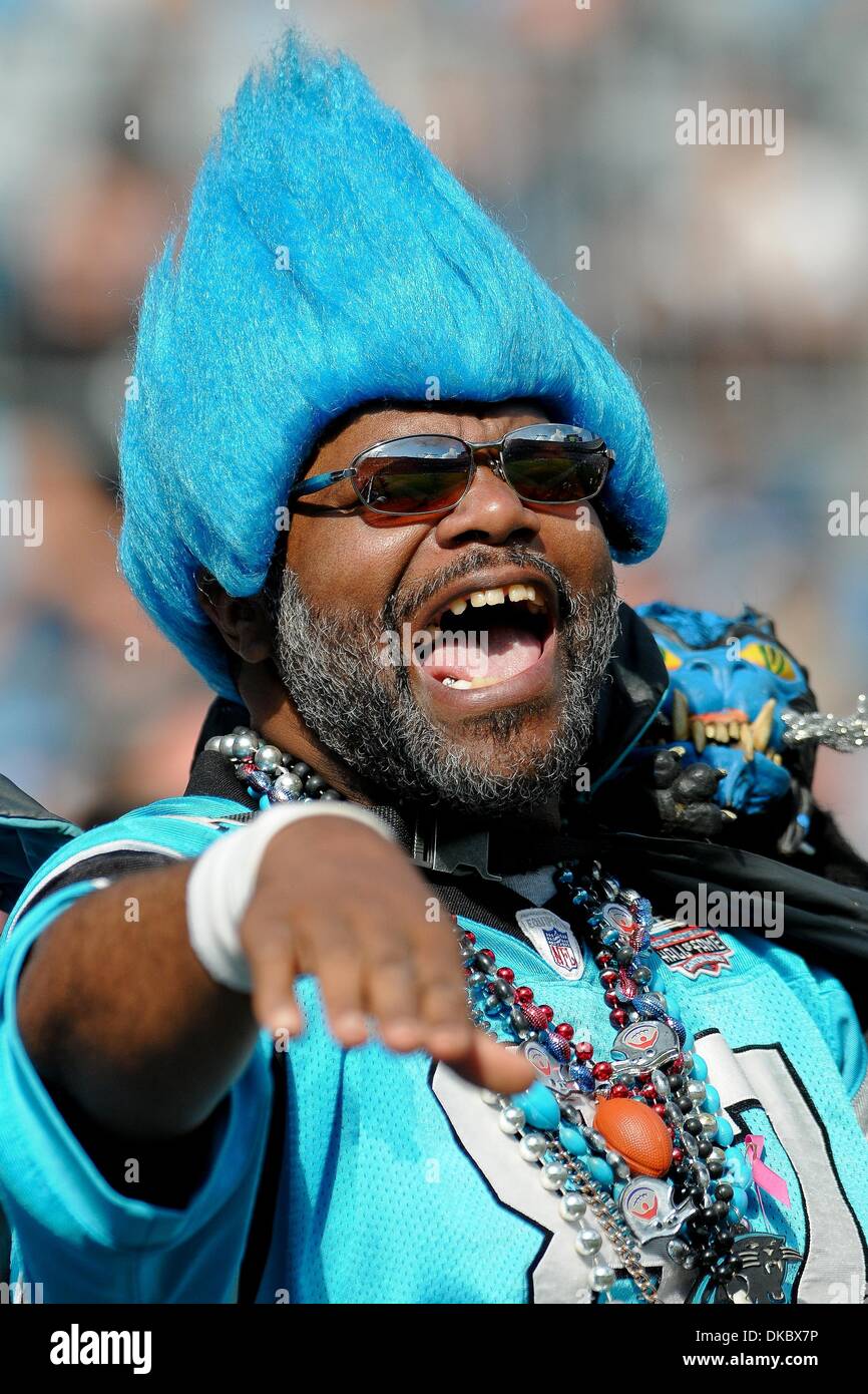 Oct. 9, 2011 - Charlotte, North Carolina, U.S - Panthers fans celebrate ...