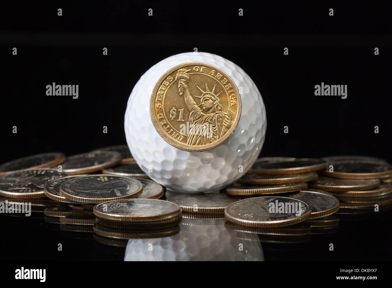U s dollar coins hi-res stock photography and images - Alamy