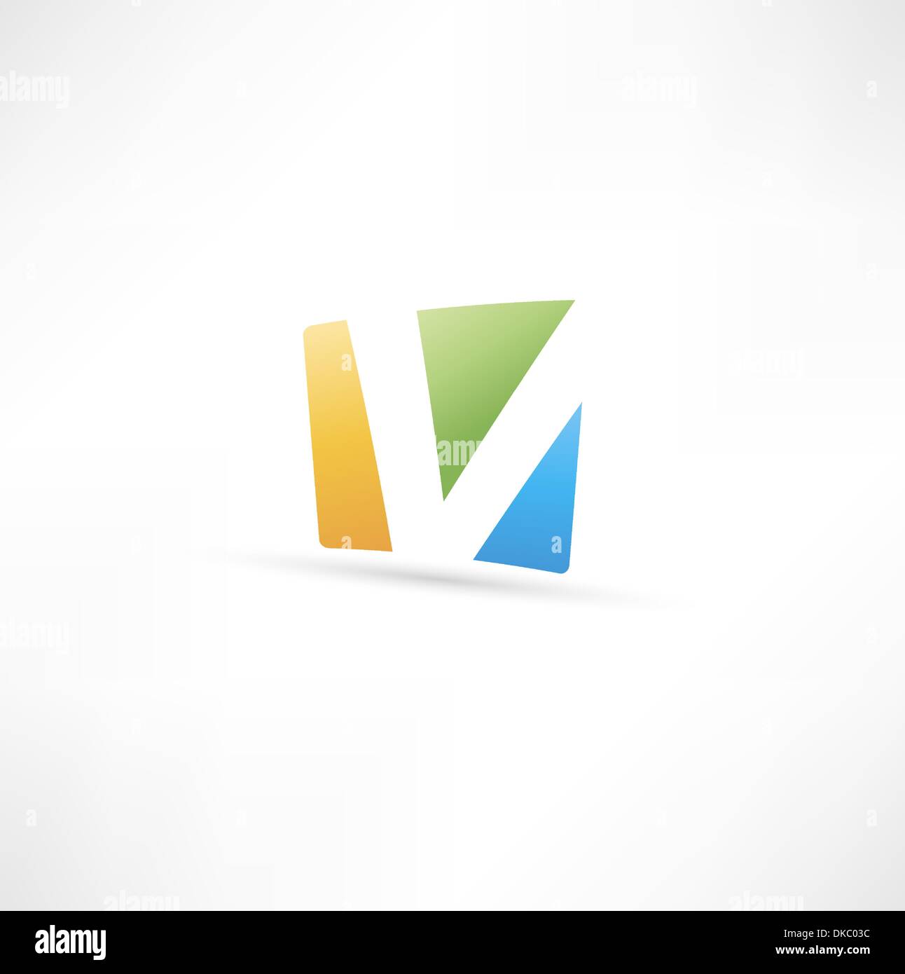 Abstract icon based on the letter V Stock Vector Image & Art - Alamy