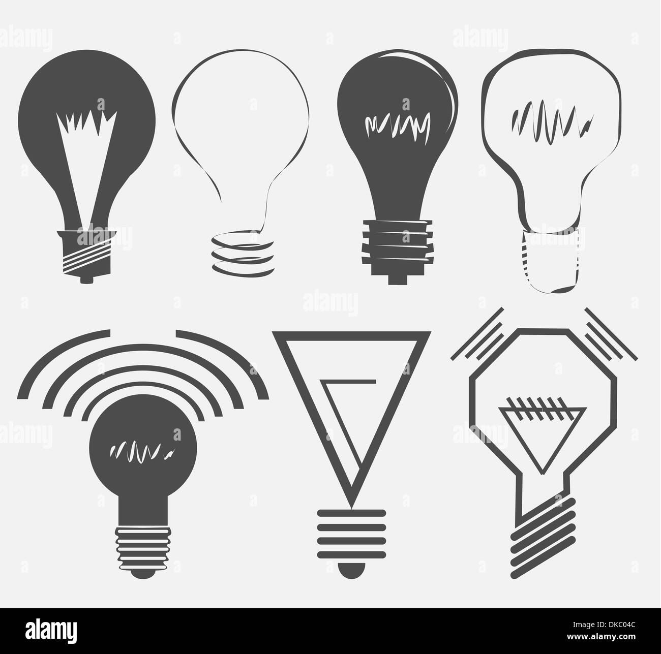light bulb icon Stock Vector Image & Art - Alamy