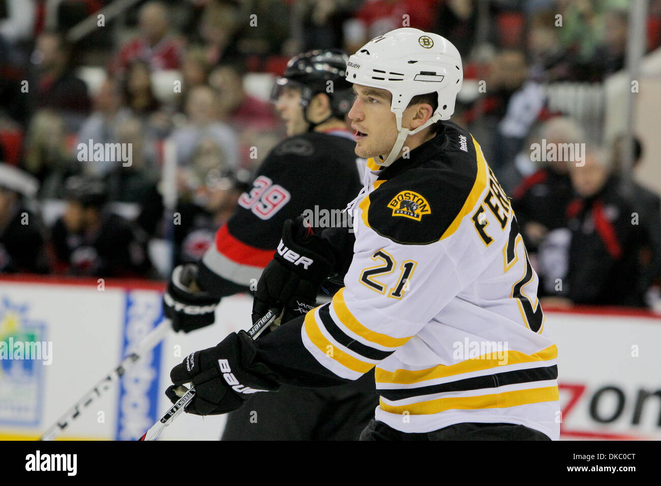 Oct. 12, 2011 - Raleigh, North Carolina, U.S - Boston Bruins defenseman ...
