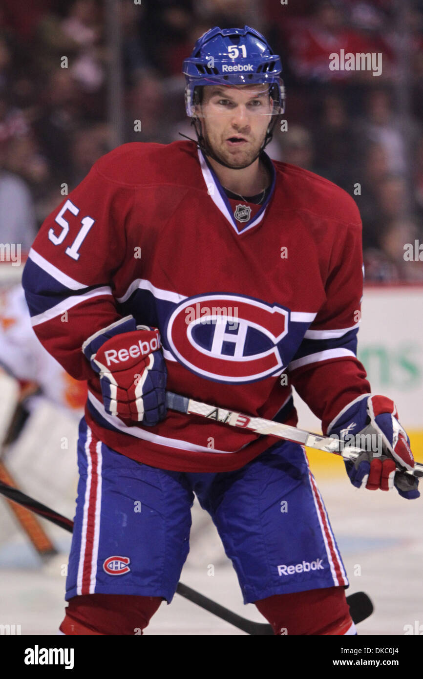 Oct. 13, 2011 - Montreal, Quebec, Canada - Montreal Canadiens forward ...