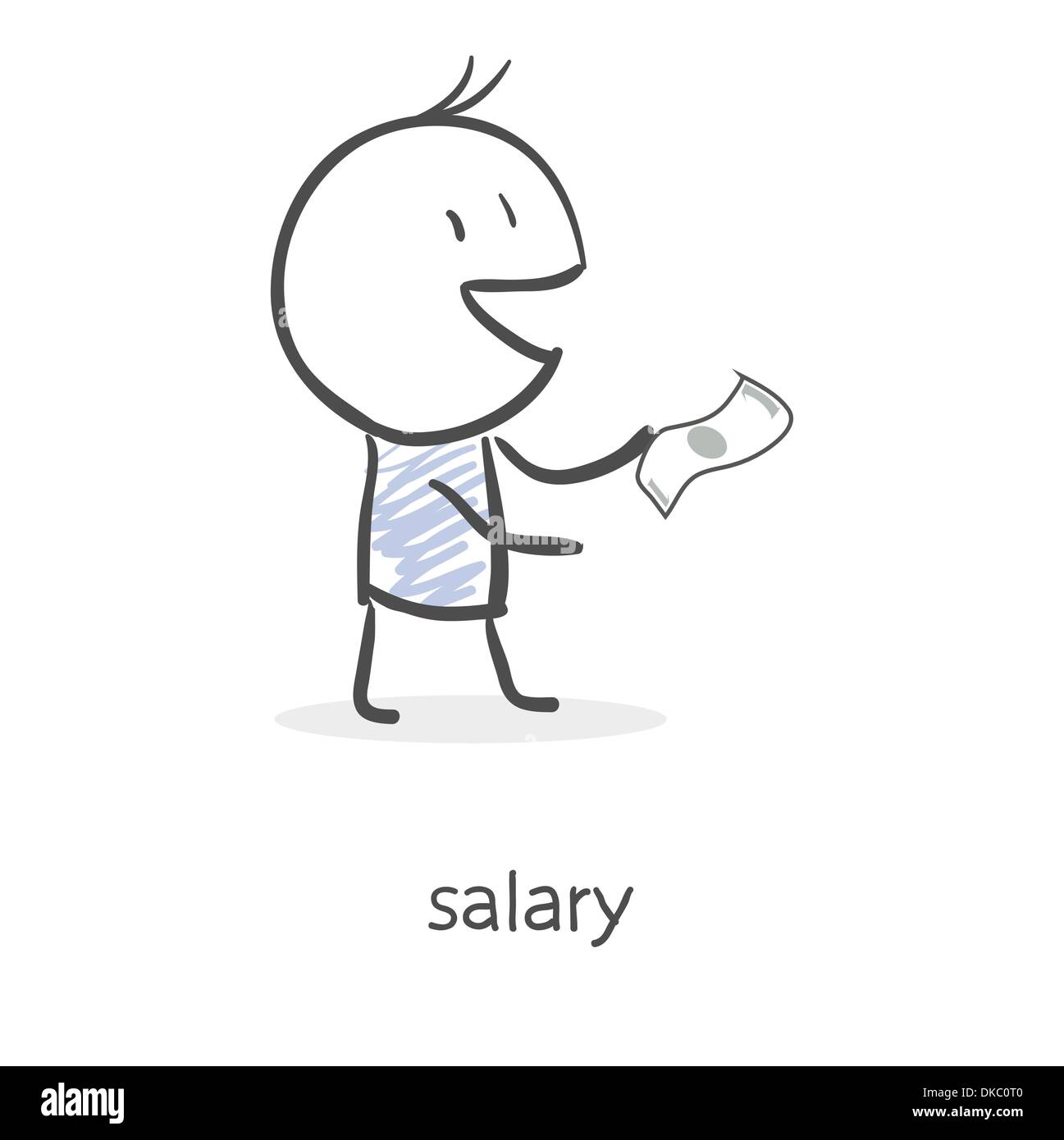 Salary cheerful Stock Vector Images - Alamy