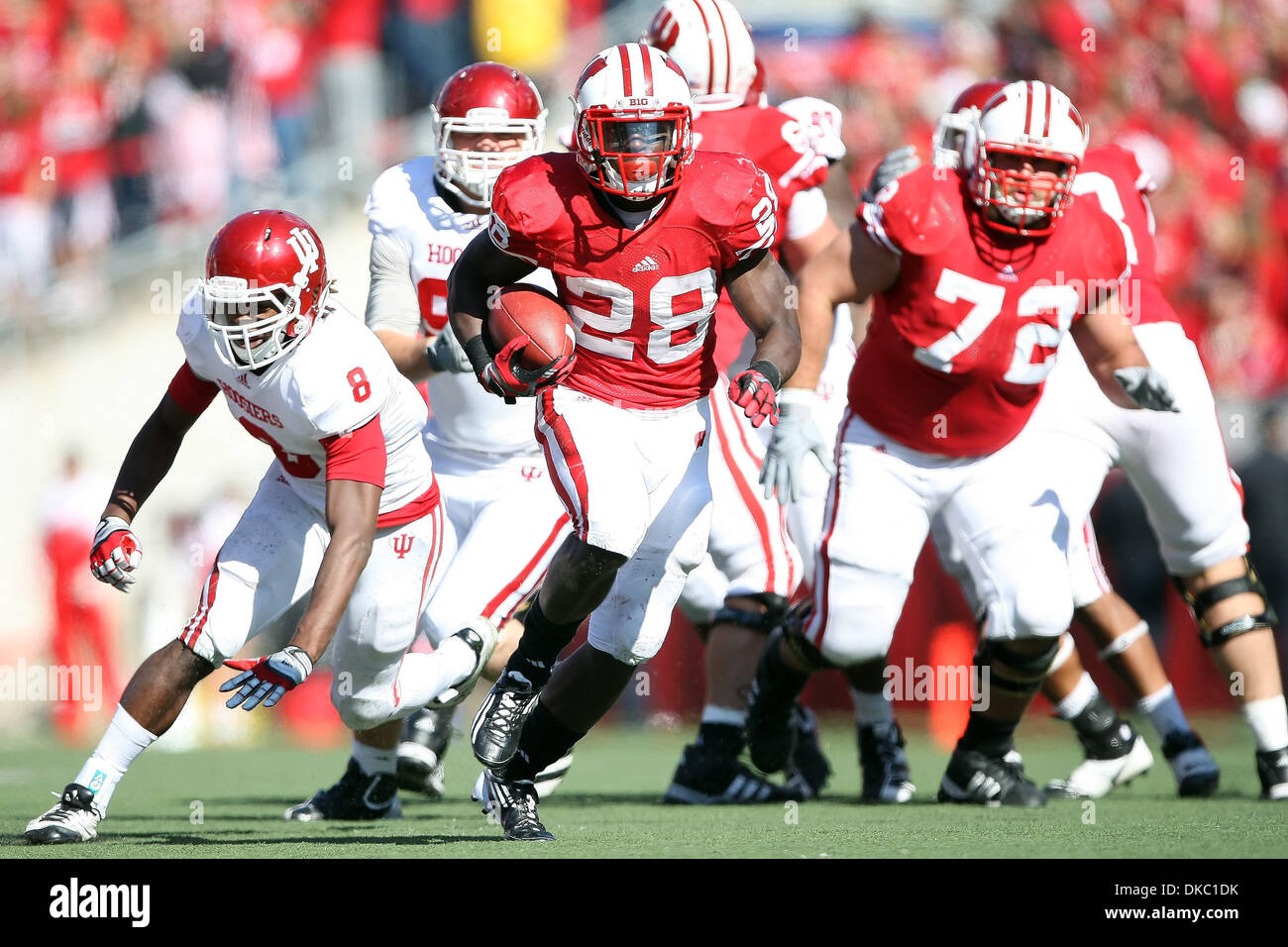 Oct. 15, 2011 - Madison, Wisconsin, U.S - Wisconsin running back Montee ...