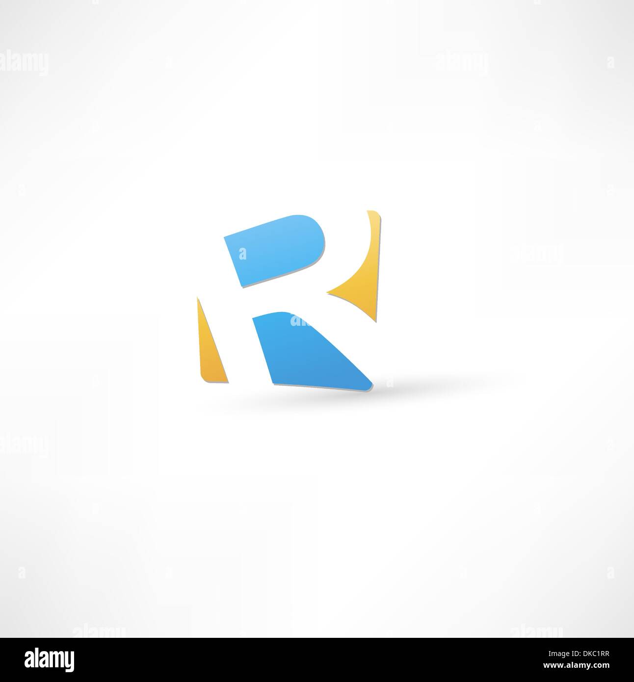 Abstract icon based on the letter R Stock Vector Image & Art - Alamy