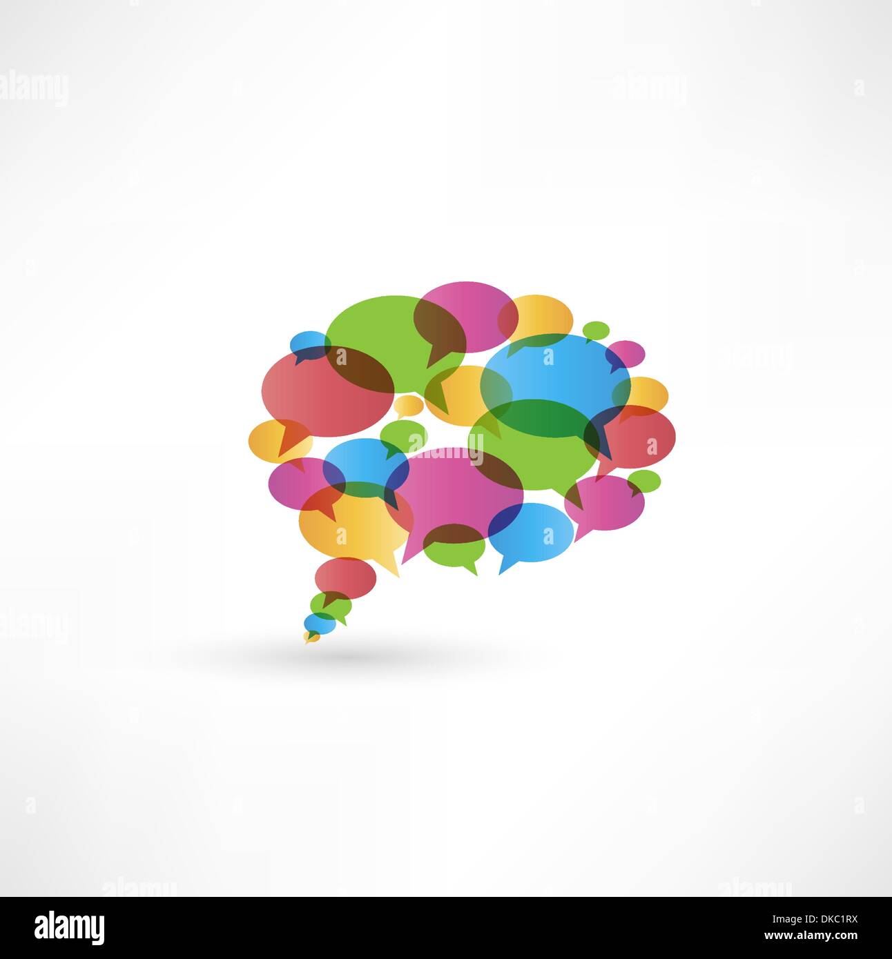 abstract talking bubble Stock Vector Image & Art - Alamy