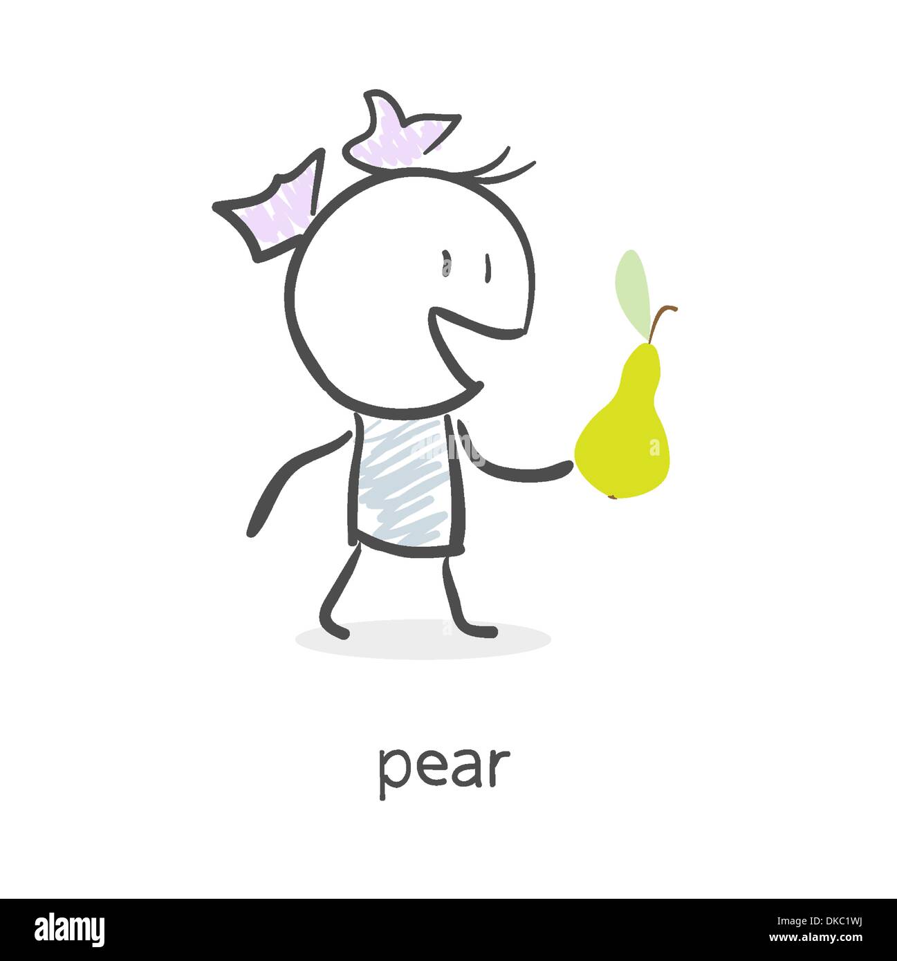 Pear shape woman illustration hi-res stock photography and images - Alamy