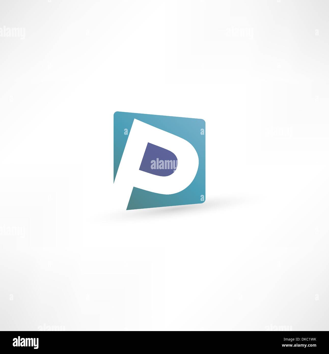 Abstract icon based on the letter P Stock Vector Image & Art - Alamy