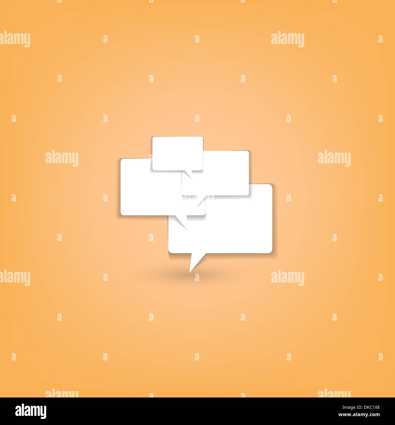 abstract talking bubble Stock Vector Image & Art - Alamy