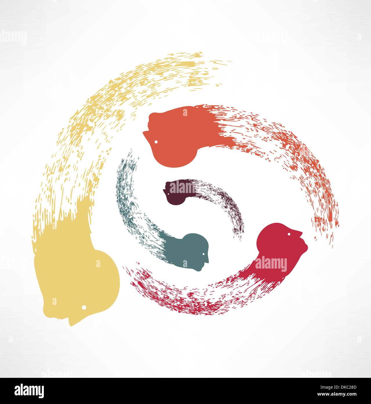 Gathering of spirits Stock Vector Images - Alamy