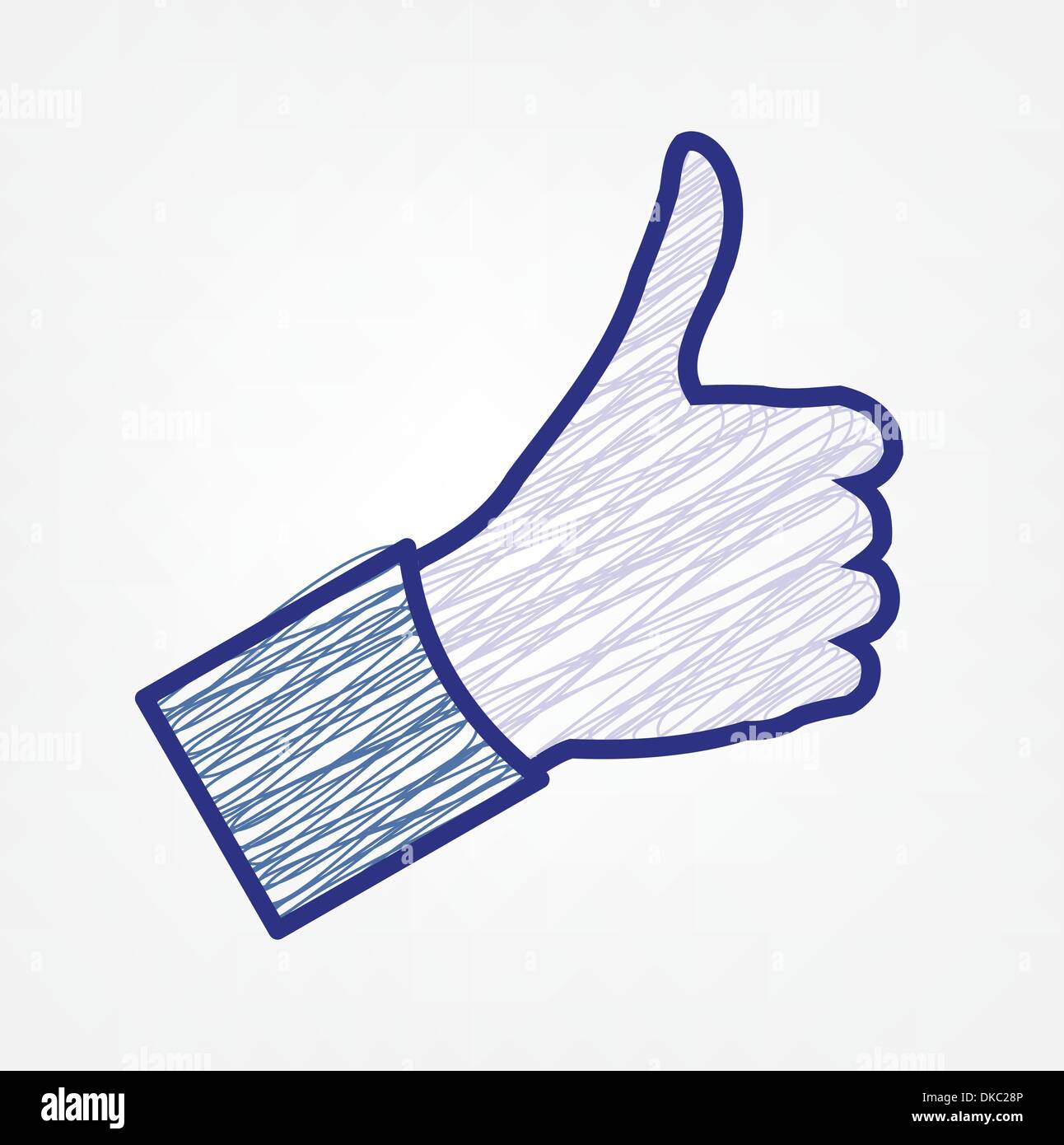 Thumb up trust icon Stock Vector Images - Alamy