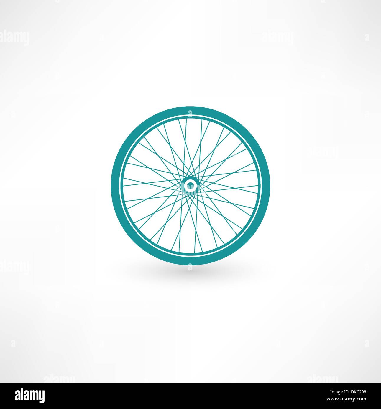 Bicycle Wheel Symbol Stock Vector Image & Art - Alamy
